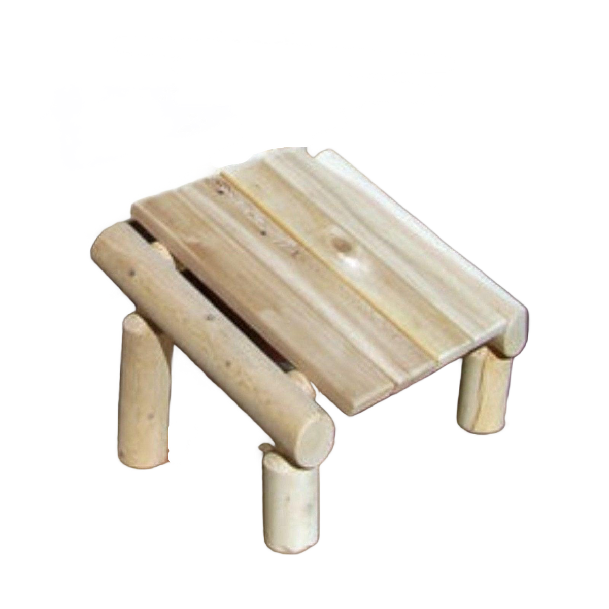 Log Chair Footrest by Leisurecraft — Lusso Home Designs