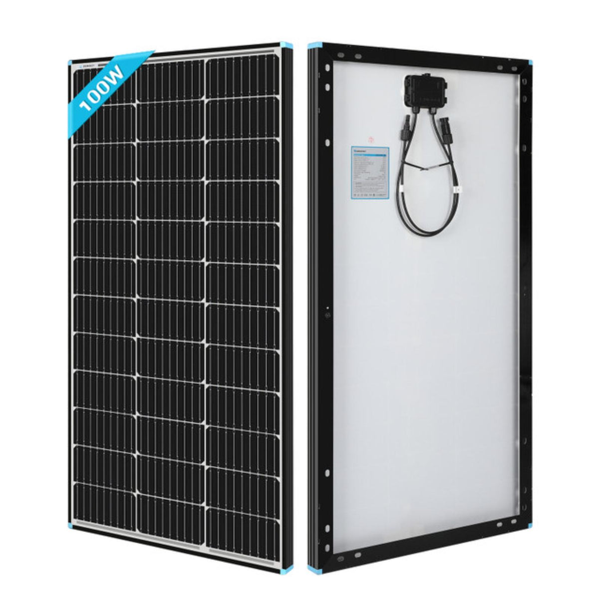 Renogy 100 Watt 12 Volt Monocrystalline Solar Panel — Lusso Home Designs