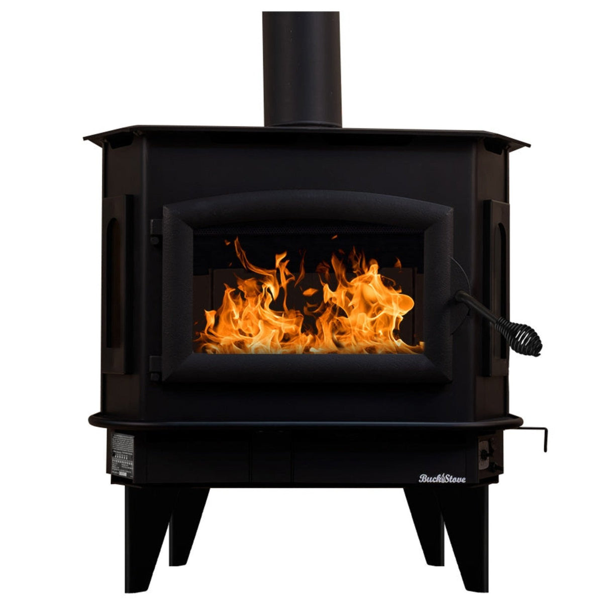 Buck Stove Model 81 Wood Stove with Onyx Door — Lusso Home Designs