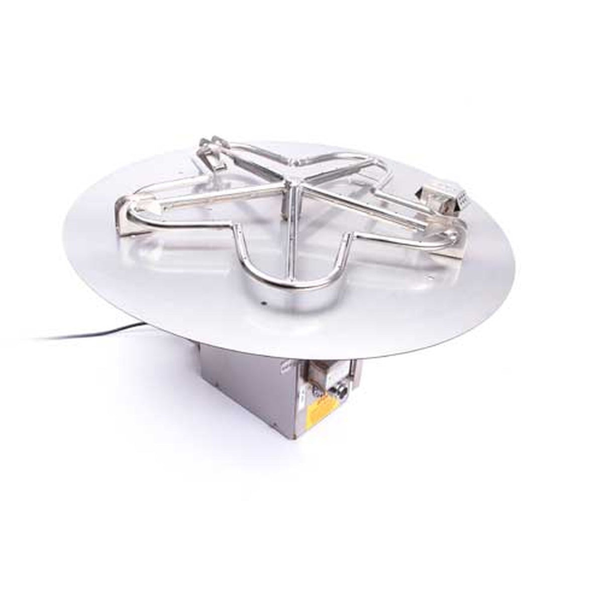 HPC Fire Round Flame Pit Insert with Flat Pan Design – Electronic Igni ...