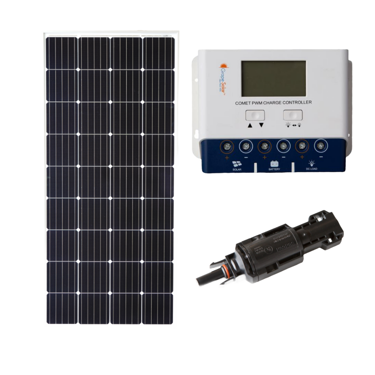 Grape Solar 200-Watt Off-Grid Solar Panel Kit — Lusso Home Designs