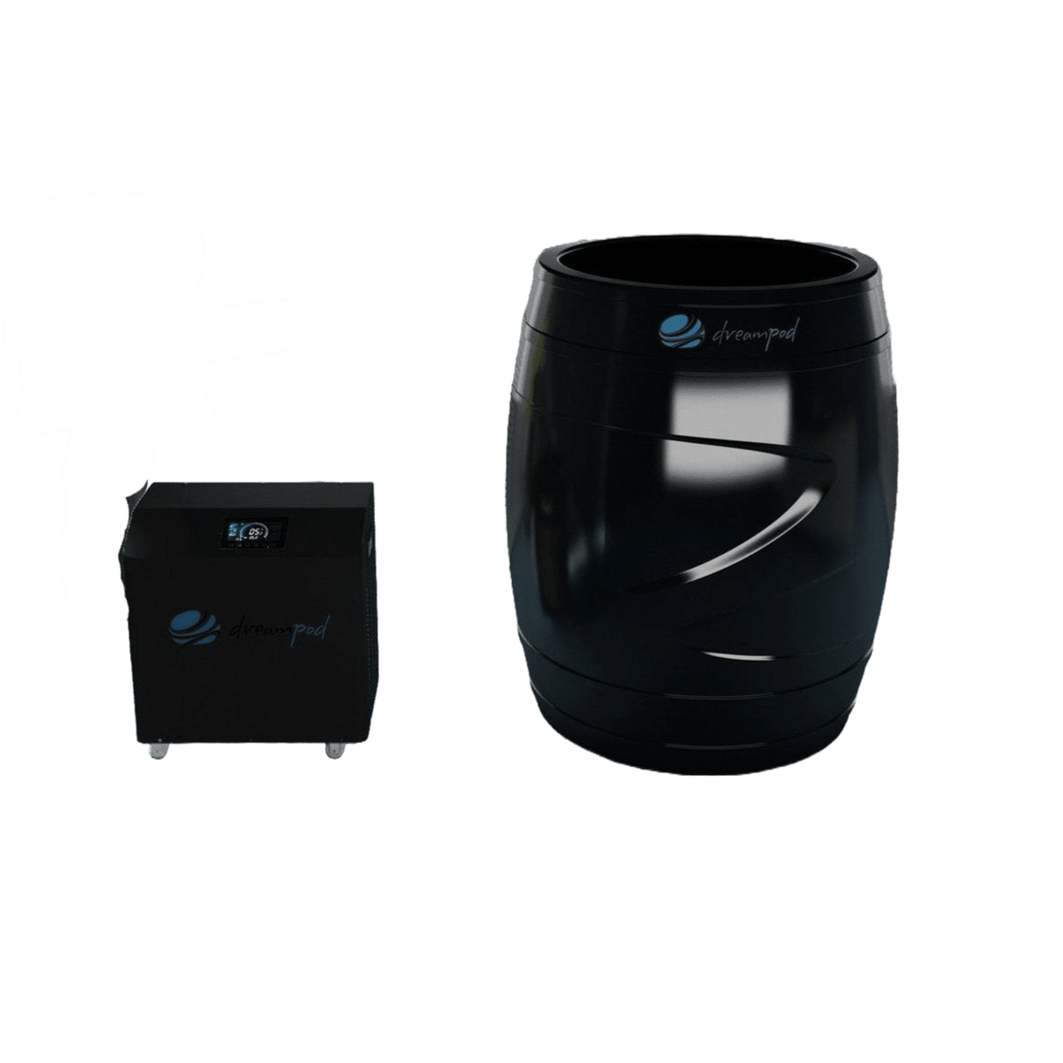 Dreampod Ice Barrel Cold Plunge with Chiller — Lusso Home Designs