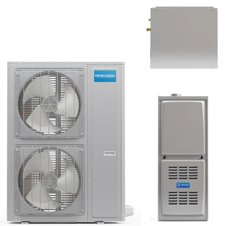 MRCOOL 4-5 Ton Central Air Conditioner and 80% AFUE, 132K BTU Gas Furn ...